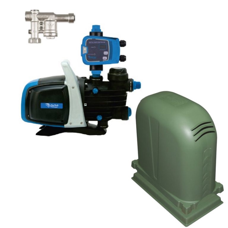 Claytech CX5 External Pump with 20mm Acquasaver and Poly Pump Cover ...